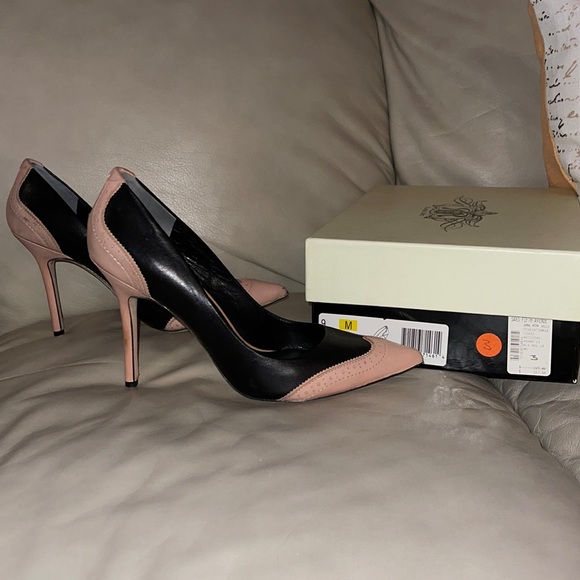 RACHEL Rachel Roy | Shoes | Rachel Roy Black And Pink Nude Heels | Poshmark
